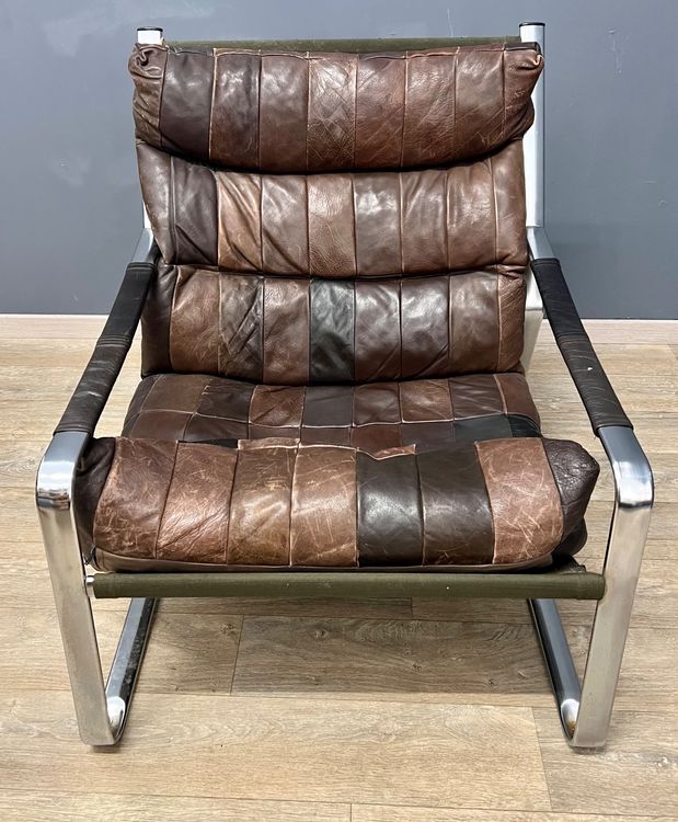 70er Designklassiker Leder Sessel Lounge Sessel (D'occasion) à ...