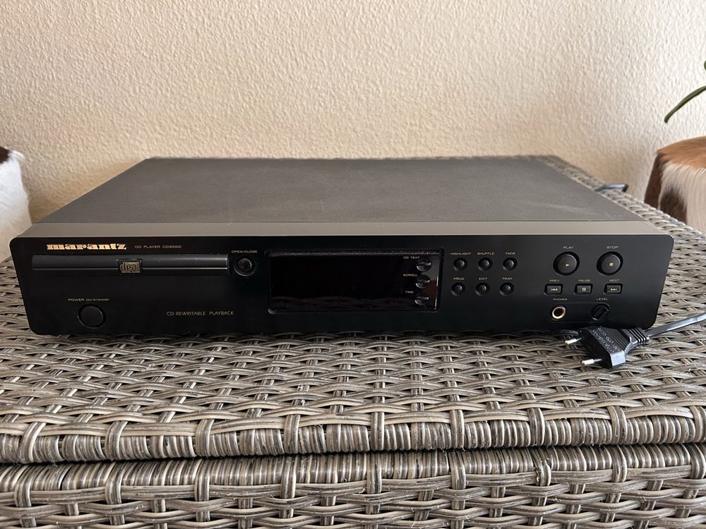 Marantz CD-Player CD5000/N2B + Fernbedienung (Gebraucht) in Füllinsdorf für CHF 60 – mit ...