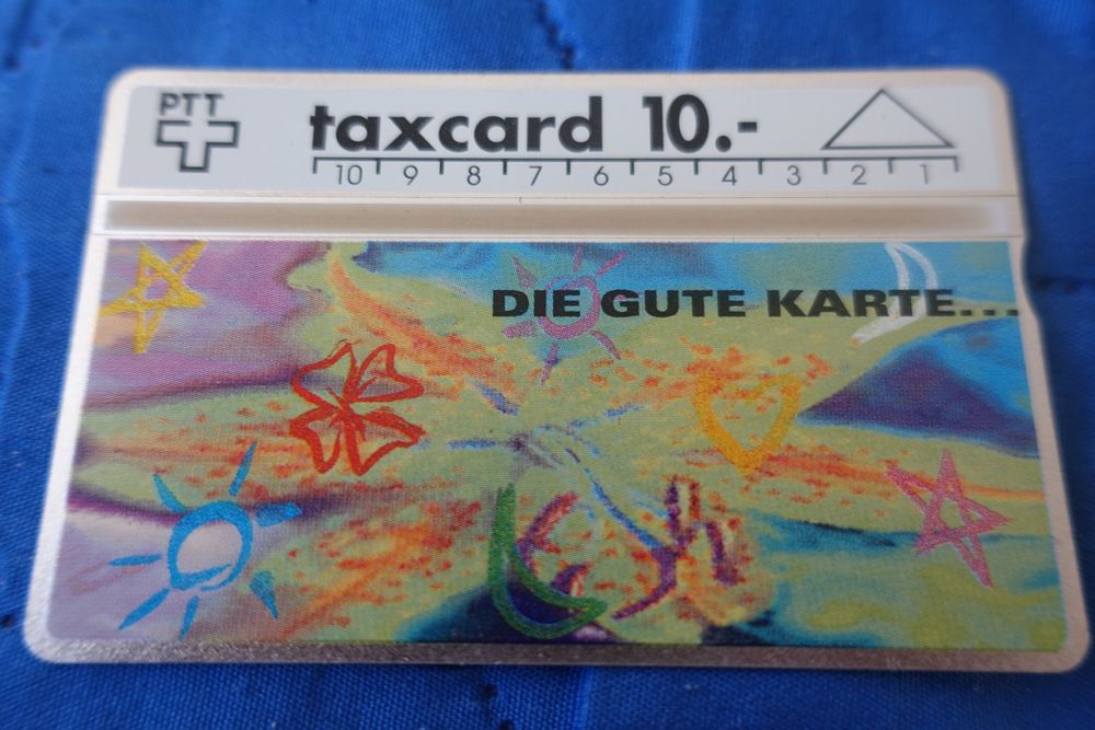 PTT Taxcard 10 Fränkli - Die Gute Karte - Rarität! (Neu (gemäss ...