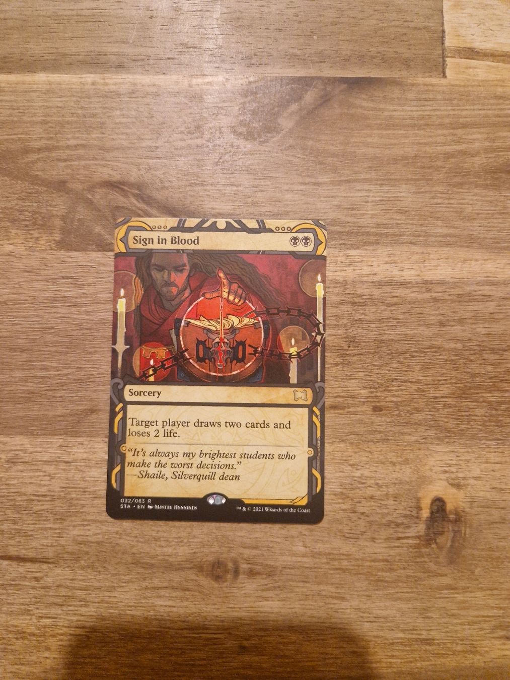 MTG Strixhaven: Sign in Blood - STA Foil Rare 032/063 (Neu (gemäss ...
