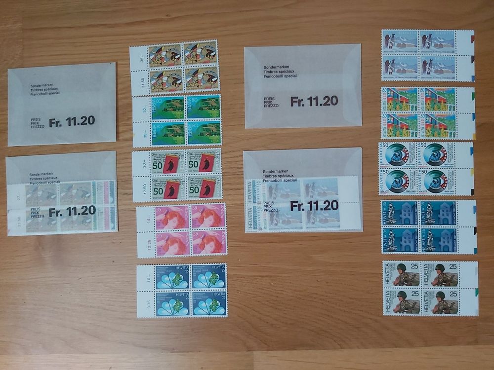 Timbres spéciaux non-oblitérés (postfrisch) | Kaufen auf Ricardo