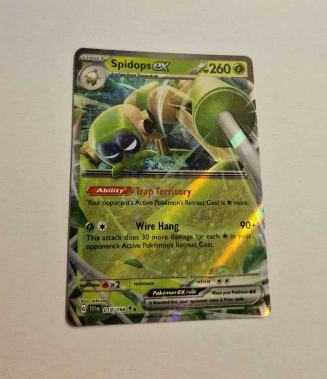 Pokemon Spidops EX SVI EN 019/198☆☆ ab 1.- | Kaufen auf Ricardo