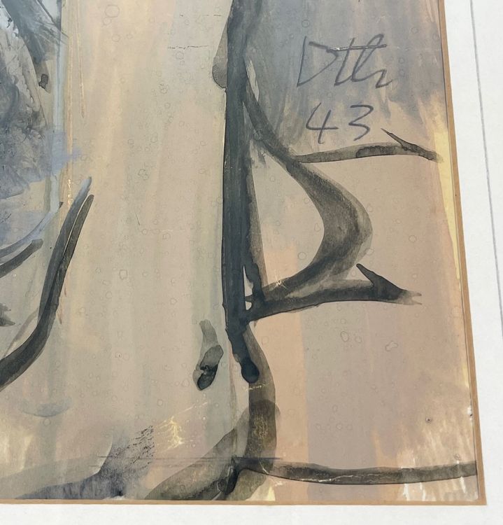 Heinrich Danioth grosses Gouache (Gebraucht) in Root für CHF 1880 – mit Lieferung auf Ricardo kaufen