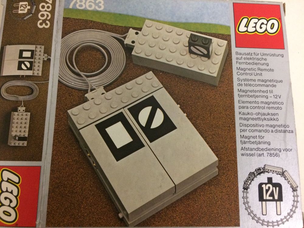 LEGO vintage train set 7863 MAGNETIC REMOTE CONTROL UNIT 12V | Kaufen ...