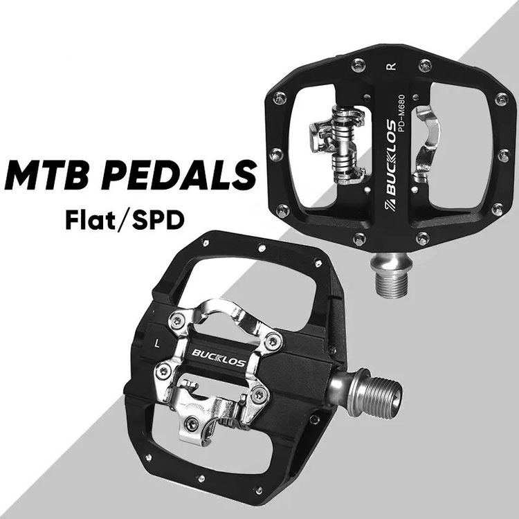 NEU Fahrradpedale mit Doppelclip / Pédales de Vélo Dual Clip (Neu und originalverpackt) in ...