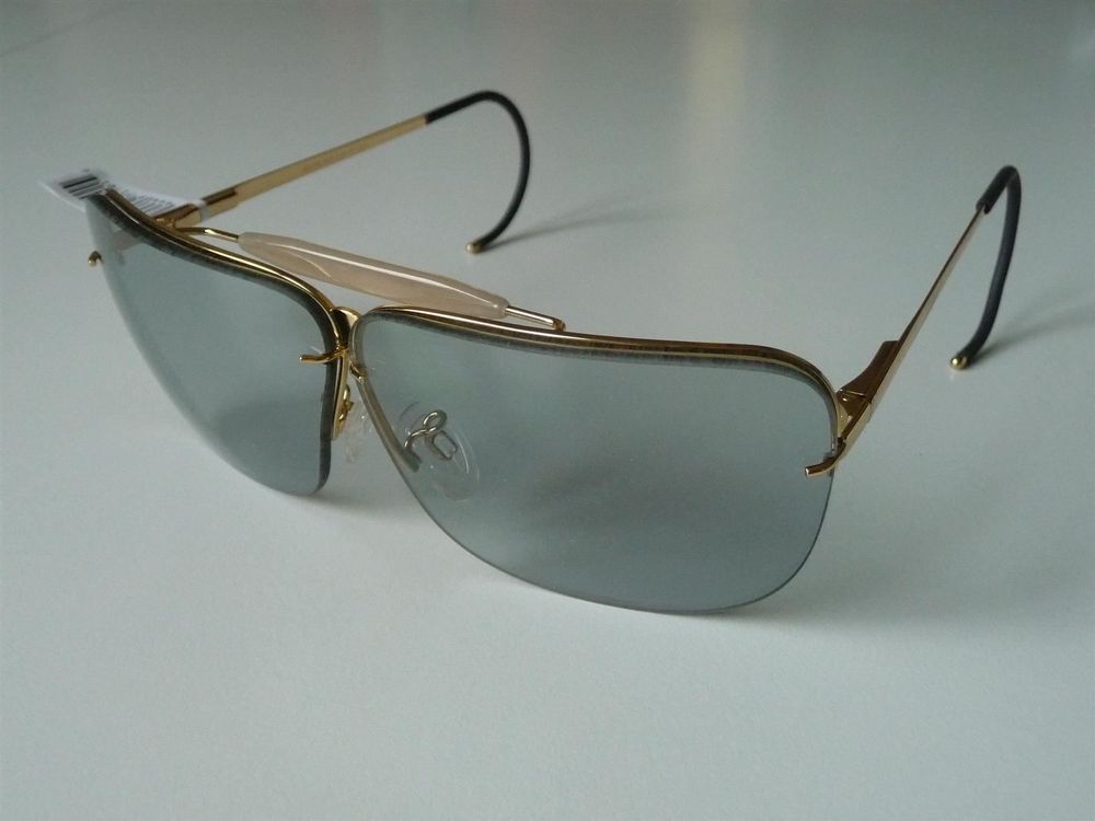 Jagdbrille Randolph Ranger 66mm Sportbügel Gold graue Gläser (Neu und ...