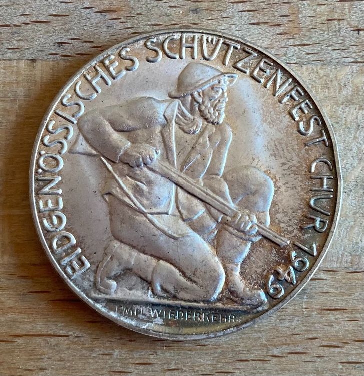 Médaille Eidgenössisches Schützenfest Chur 1949 - Argent | Kaufen auf Ricardo