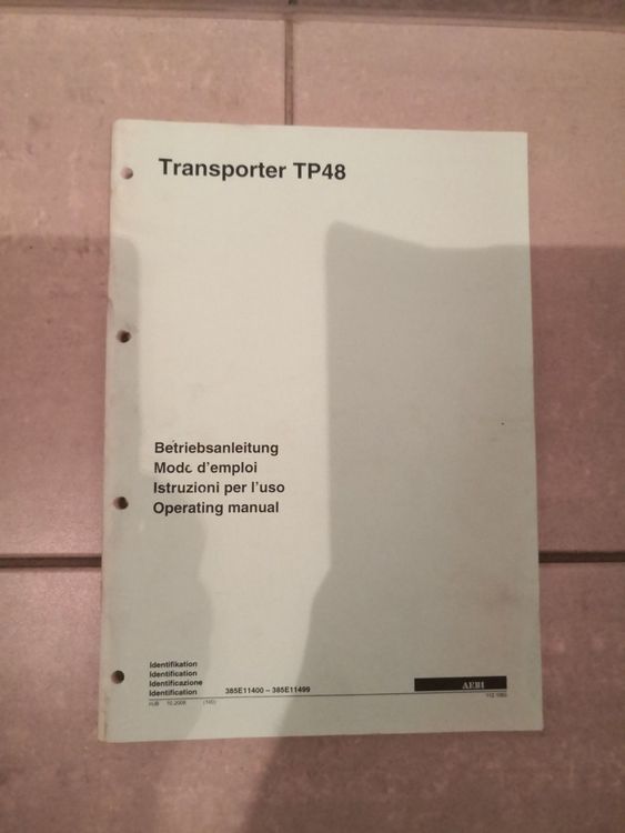 Aebi Transporter TP48 (Gebraucht) in Brunnen für CHF 21 – mit Lieferung ...