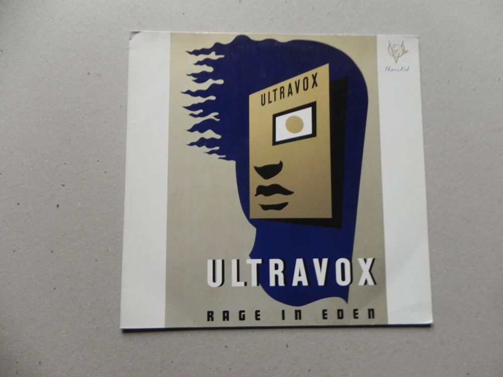 LP brit. New Wave Synth Pop Band Ultravox 1981 Rage in Eden (Gebraucht ...