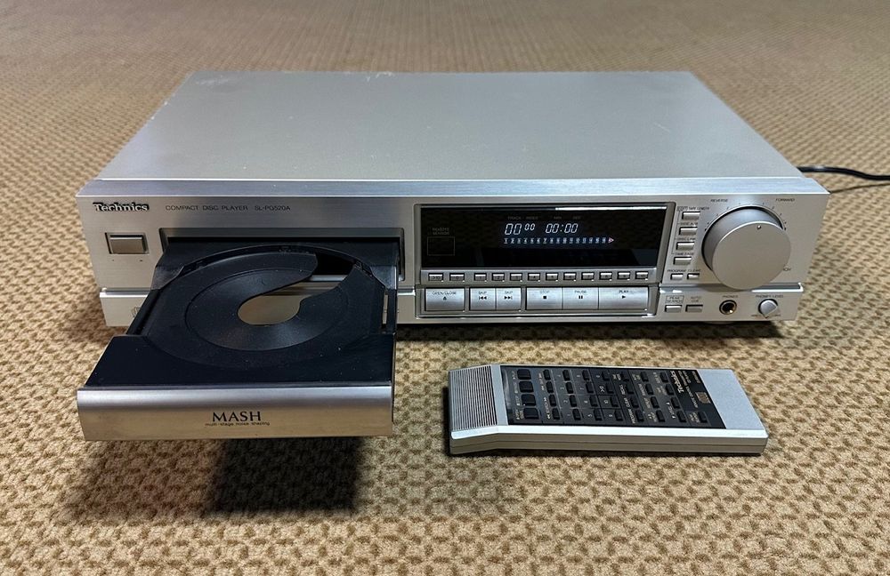 Technics HiFi CD-Player SL-PG520 in Silber mit Fernbedienung (Gebraucht ...