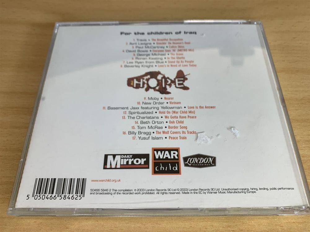 War Child - Hope (Gebraucht) in Rikon im Tösstal für CHF 6.5 – mit ...