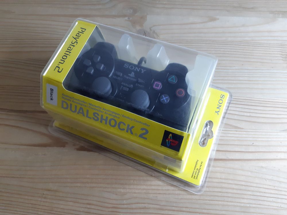 Original Sony PS2 Dualshock 2 Controller Schwarz NEU + OVP (Neu und ...