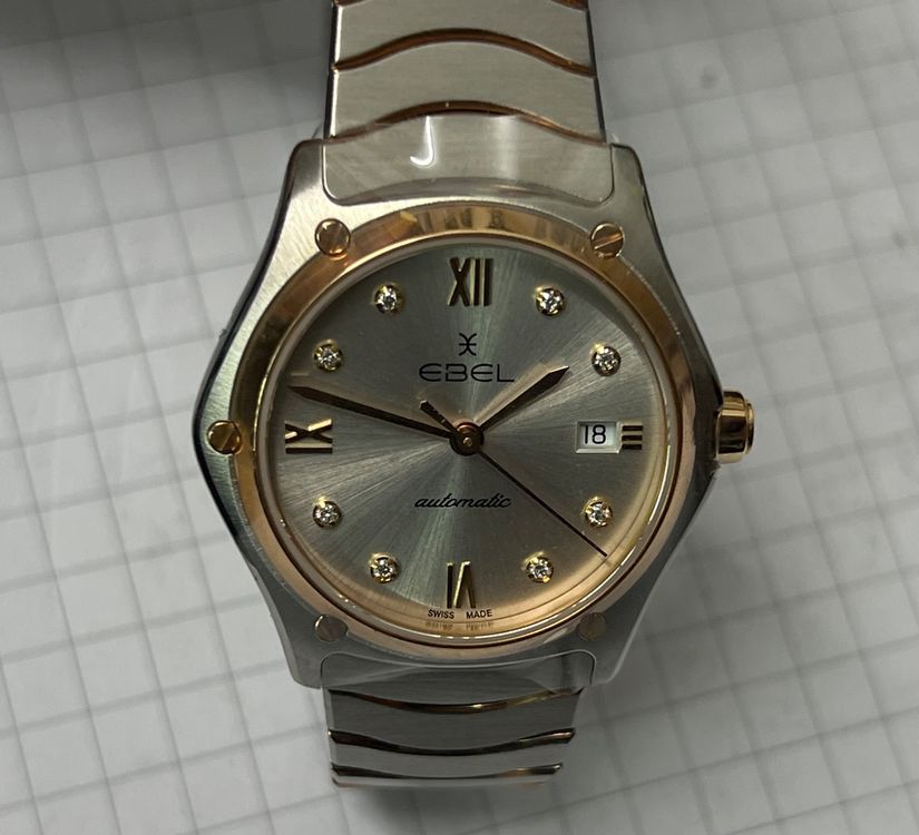 EBEL - Sport Classic Rotgold/Edelstahl/Diamanten | Kaufen auf Ricardo