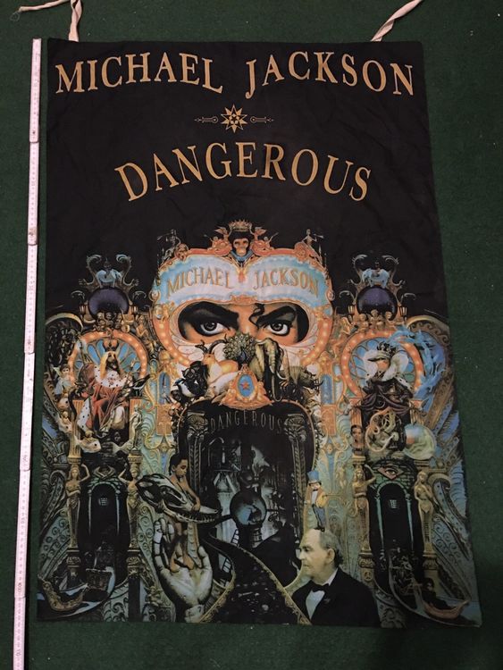 michael jackson dangerous fahne (Gebraucht) in Naters für CHF 99.9 – mit Lieferung auf Ricardo ...