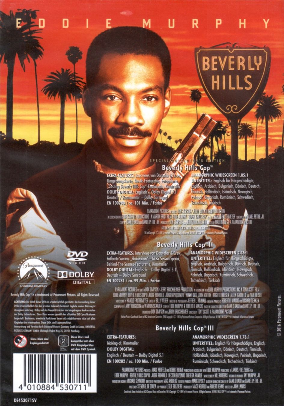 DVD: Beverly Hills Cop - Die komplette Story (Eddie Murphy) (Gebraucht ...