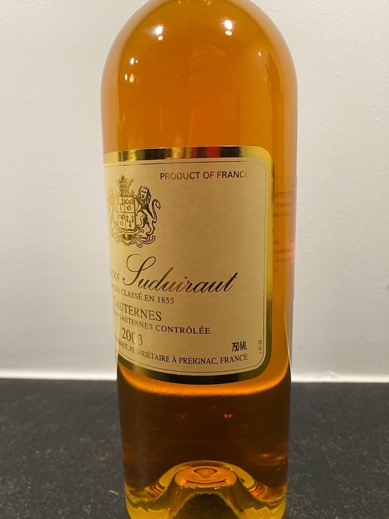 Château Suduiraut Sauternes (Premier Grand Cru Classé) (Neu und originalverpackt) in Lausanne ...