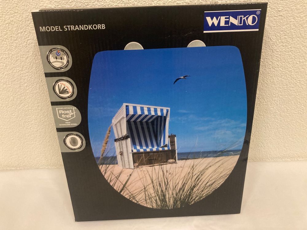 WC - Sitz Premium, Wenko, Modell Strandkorb (Neu und originalverpackt) in Neuenhof für CHF 22 ...