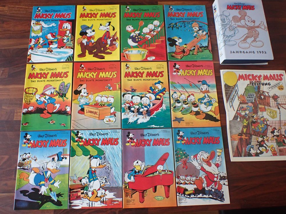 MICKY MAUS Reprint Kassette 1, Jahrgang 1952 alle Hefte | Kaufen auf ...