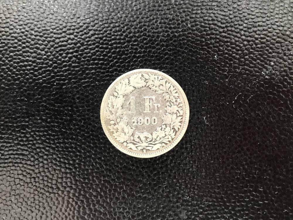 Seltene 1 Franken Münze 1900 Silber (Gebraucht) in Bern für CHF 5.5 – mit Lieferung auf Ricardo ...