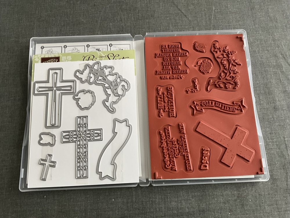 Stampin up Stempelset Hoffe und Glaube inkl. passende Stanze (Neu ...