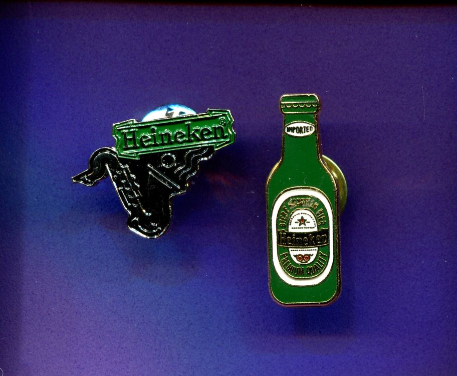 2 Pins Heineken Bier (Gebraucht) in Winterthur für CHF 1 – mit ...