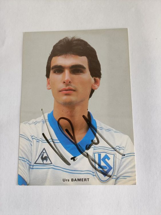 Autogramm Karte Urs Bamert Lausanne Sports | Kaufen auf Ricardo