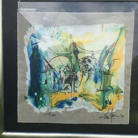 Rolf Knie, "zwei Pferde im Stall" (Gebraucht) in Luzern für CHF 461 – mit Lieferung auf Ricardo ...