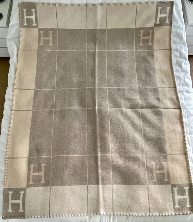 Stilvolle Hermes Decke Beige Ebenbild