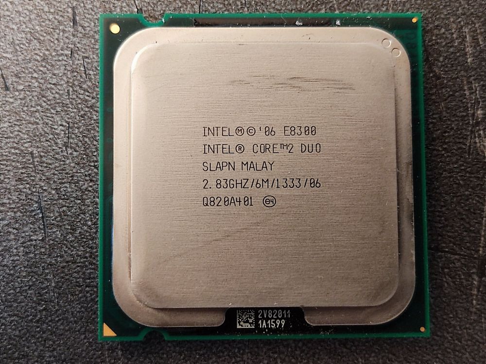 Intel® Core™2 Duo Processor E8300 LGA 775 (Gebraucht) in Thundorf für ...