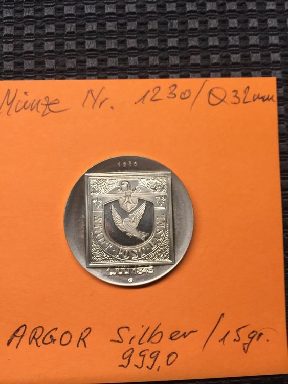 Münze 125 Jahre Basler Taube 1945-1970 (Gebraucht) in Zuchwil für CHF 18 – mit Lieferung auf ...