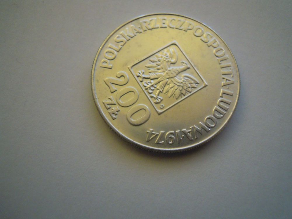 200 Zloty 1974 Silber Polen unz/stgl (Neu (gemäss Beschreibung)) in Kriegstetten für CHF 6.7 ...