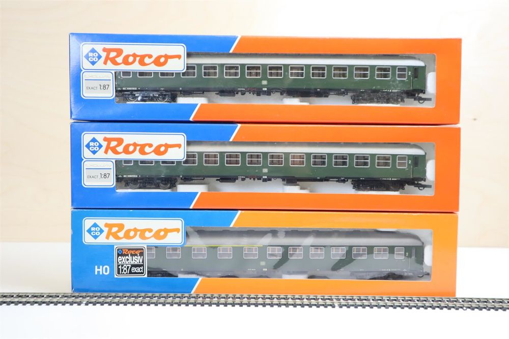ROCO 3 x Schnellzugwagen 44740 / 44742 | Kaufen auf Ricardo