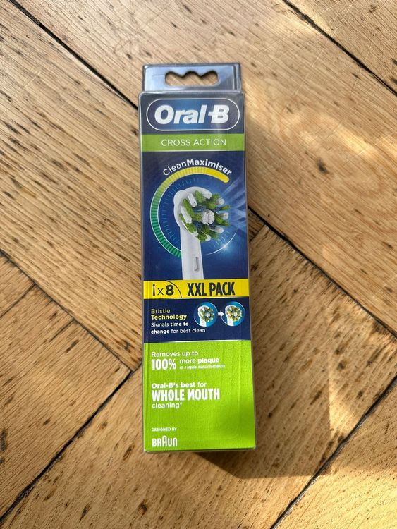 Oral-B Cross Action Bürstenköpfe weiss XXL Pack (8 St.) (Neu und originalverpackt) in Zuerich ...