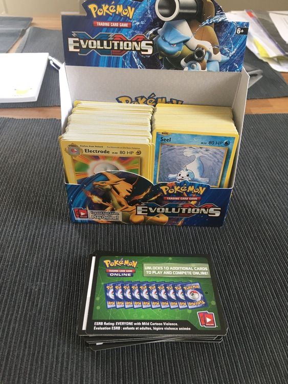 Pokemon XY Evolutions 260 Karten Display Zustand near Mint | Kaufen auf ...