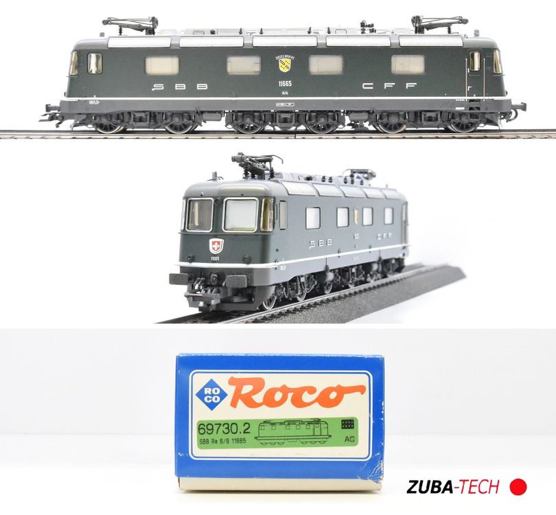 Roco 63730.1 E-Lok Re 6/6 SBB H0 GS Analog mit OVP (Gebraucht) in St ...