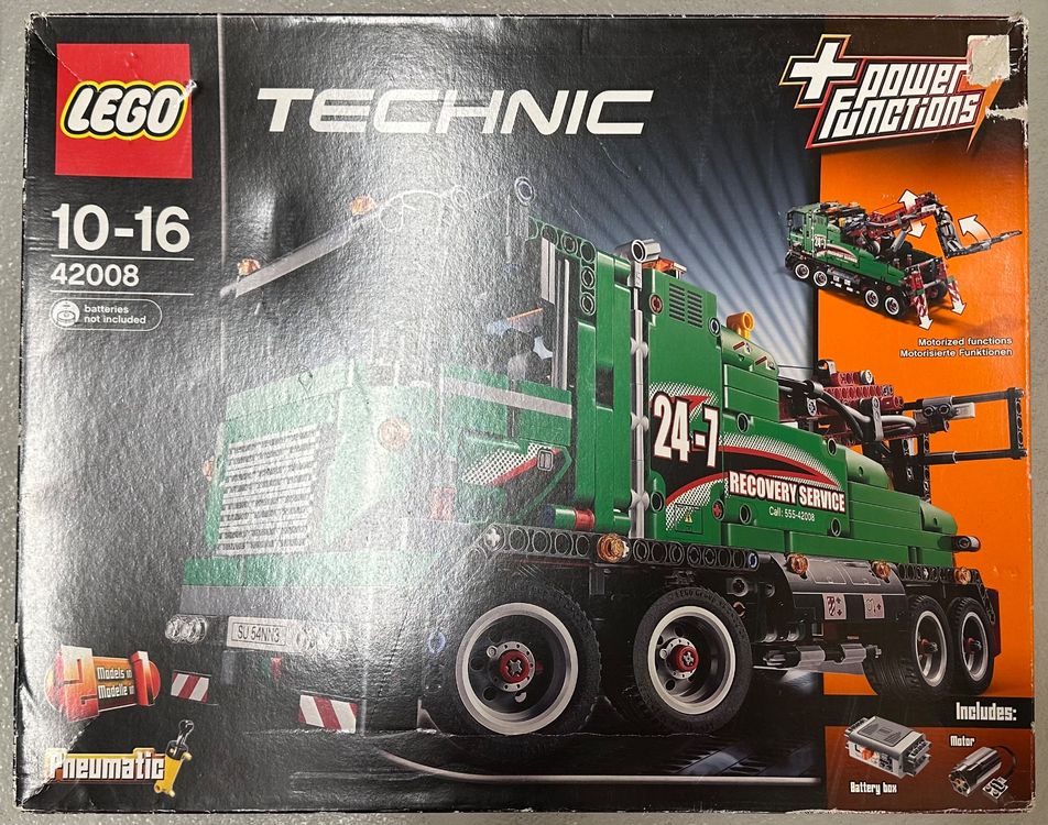 LEGO Technics Abschlepp-Truck, 42008 mit 1279 Teilen (Gebraucht) in ...