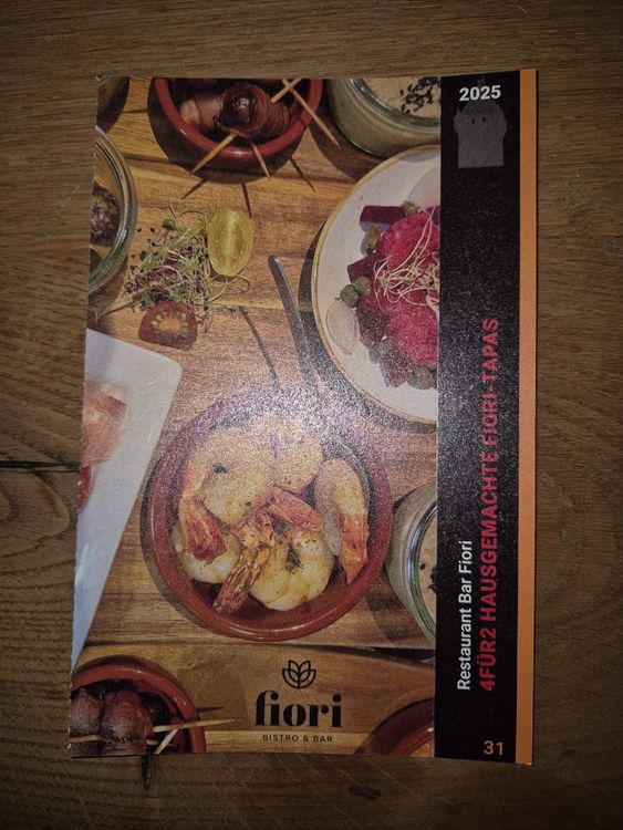 4für2 Tapas Gutschein Restaurant Bar Fiori Baden (Neu (gemäss ...