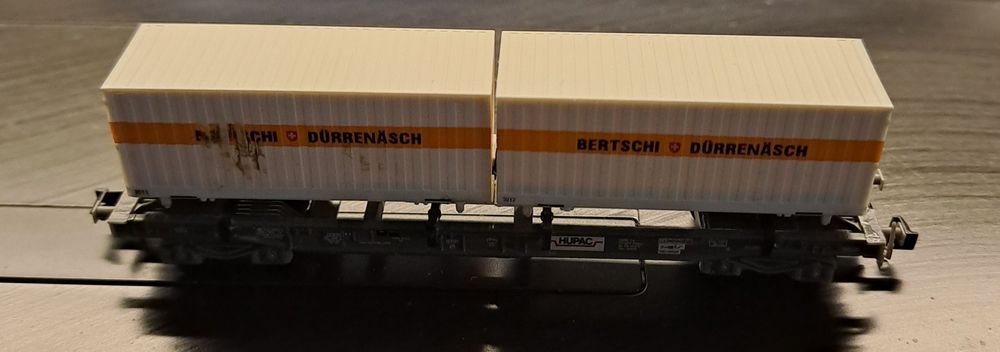 Eisenbahn-Containerwagen Spur N (Gebraucht) in Rorbas für CHF 18 – mit ...