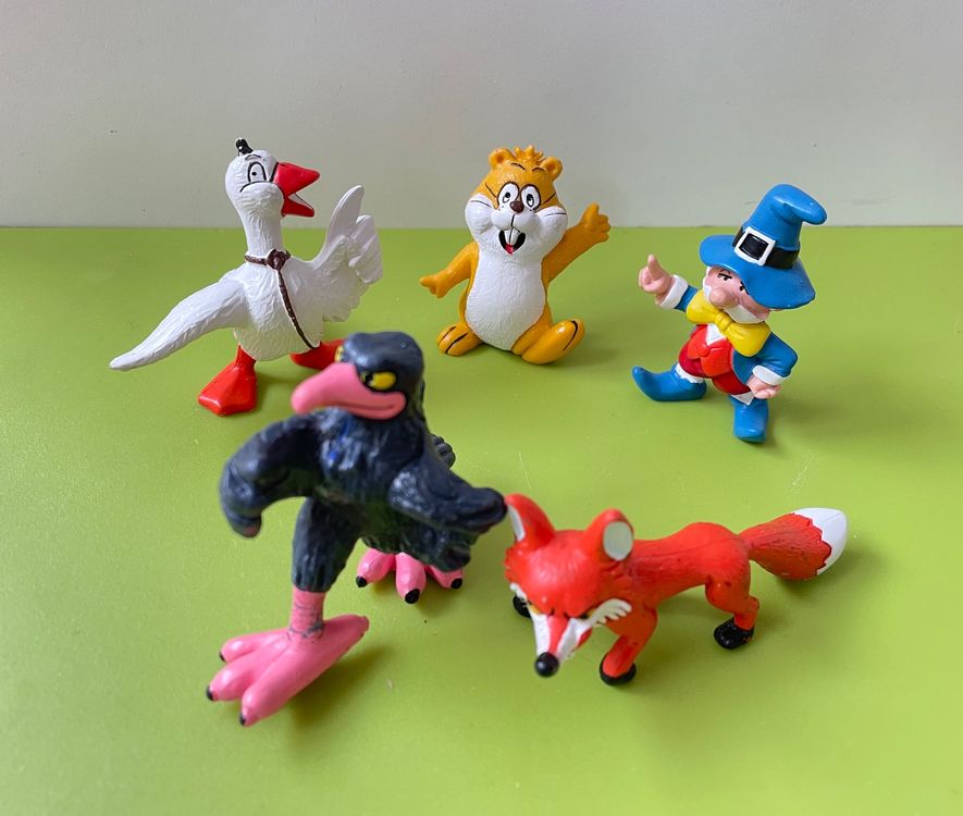 5x Nils Holgerson Comic Figur Comicfigur 1981 Schleich (Gebraucht) in ...