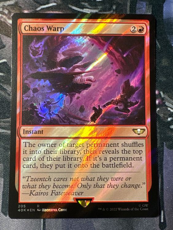Chaos Warp SURGE FOIL Warhammer 40k Mtg | Kaufen auf Ricardo
