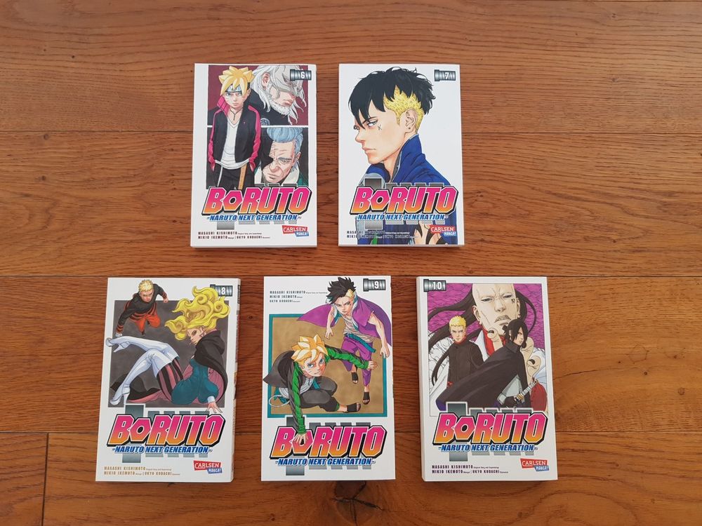 5x Naruto Boruto Comic Manga 6 - 10, Naruto Next Generations (Neu ...