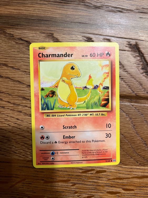 Pokemon Karte Charmander evolutions 2016 ab 1fr (Gebraucht) in ...