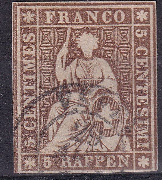 Schöner Strubel 22 mit Zweikreisstempel! (Gebraucht) in Samnaun-Compatsch für CHF 5 – mit ...