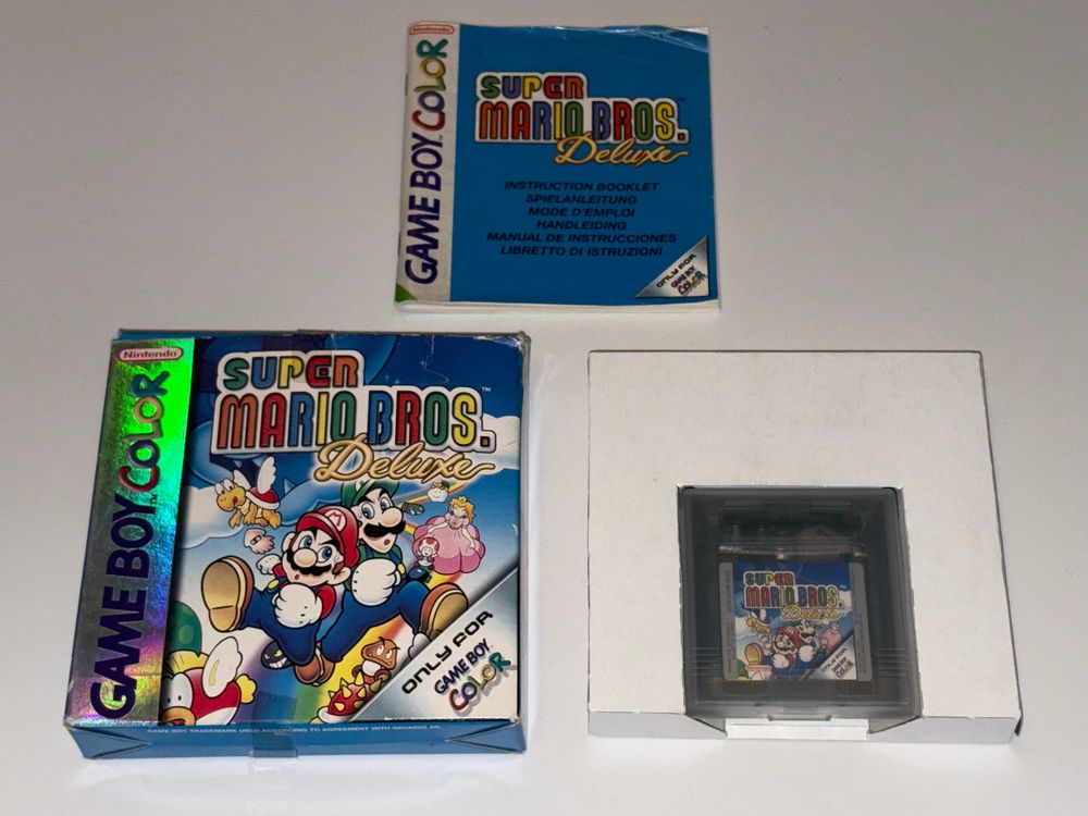 Game Boy Color (GBC) Spiel - Super Mario Bros. Deluxe (OVP) | Kaufen ...