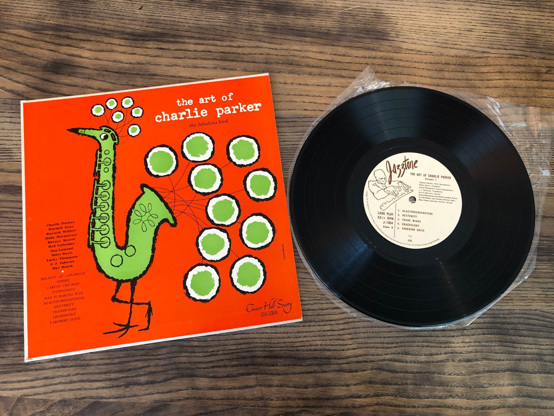 LP Jazz the art of Charlie Parker The Fabulous Bird 1955 (Gebraucht) in ...