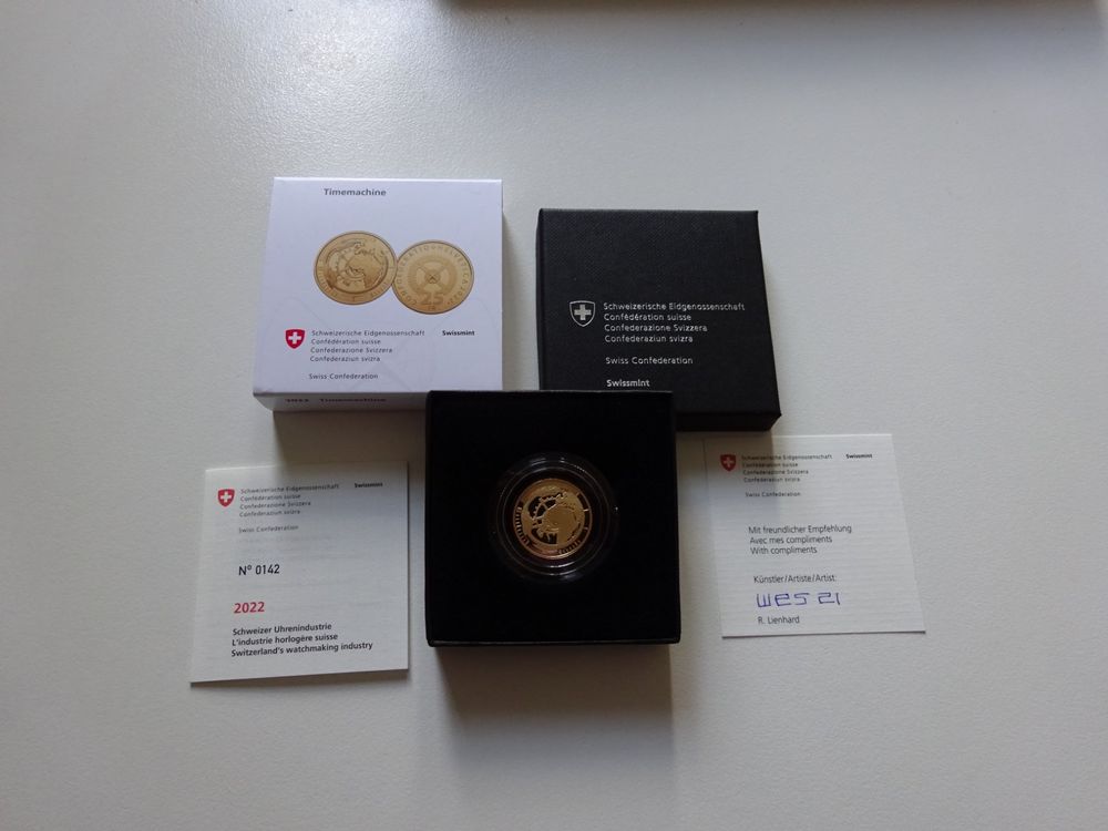 Swissmint Timemachine signée No 142 | Kaufen auf Ricardo