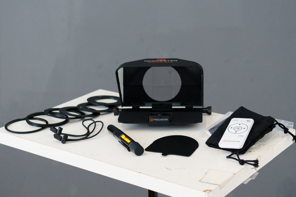 Teleprompter – Padcaster Parrot Pro für Smartphone & Tablet | Kaufen ...