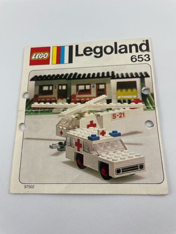 Lego Ambulanz und Helikopter 653 Anleitung | Kaufen auf Ricardo