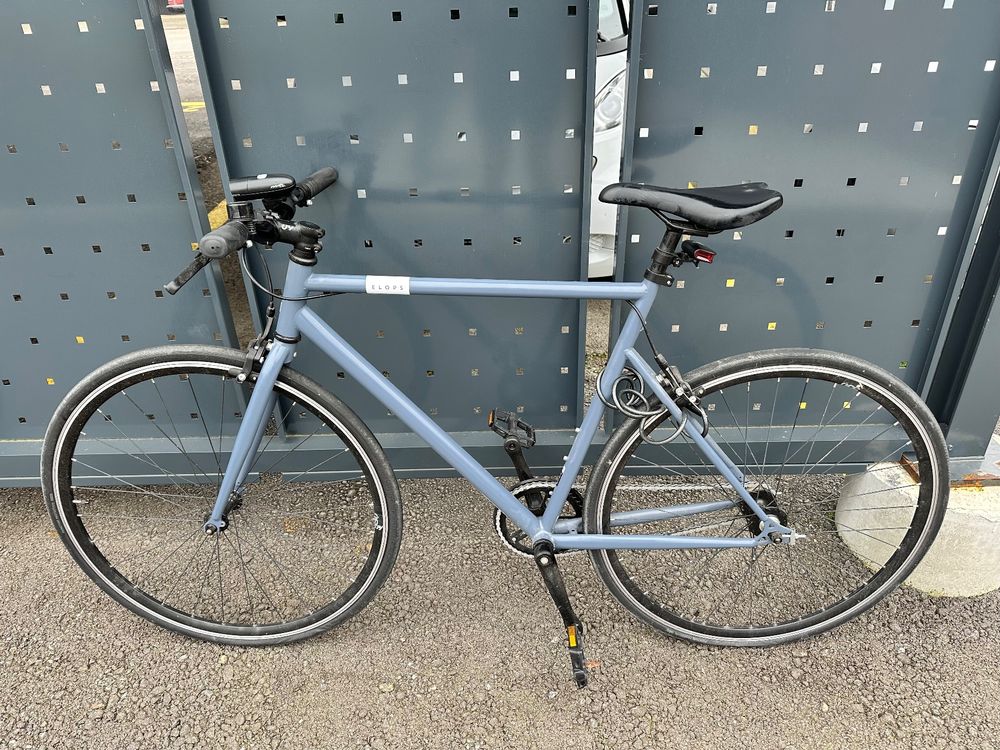 City Bike SingleSpeed Elops 500 Decathlon, Bleu, 170-185cm (Neu (gemäss ...