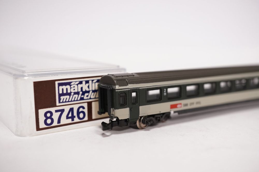 1å Märklin Z 8746 SBB Personewagen EW IV cremegrün 2) | Kaufen auf Ricardo
